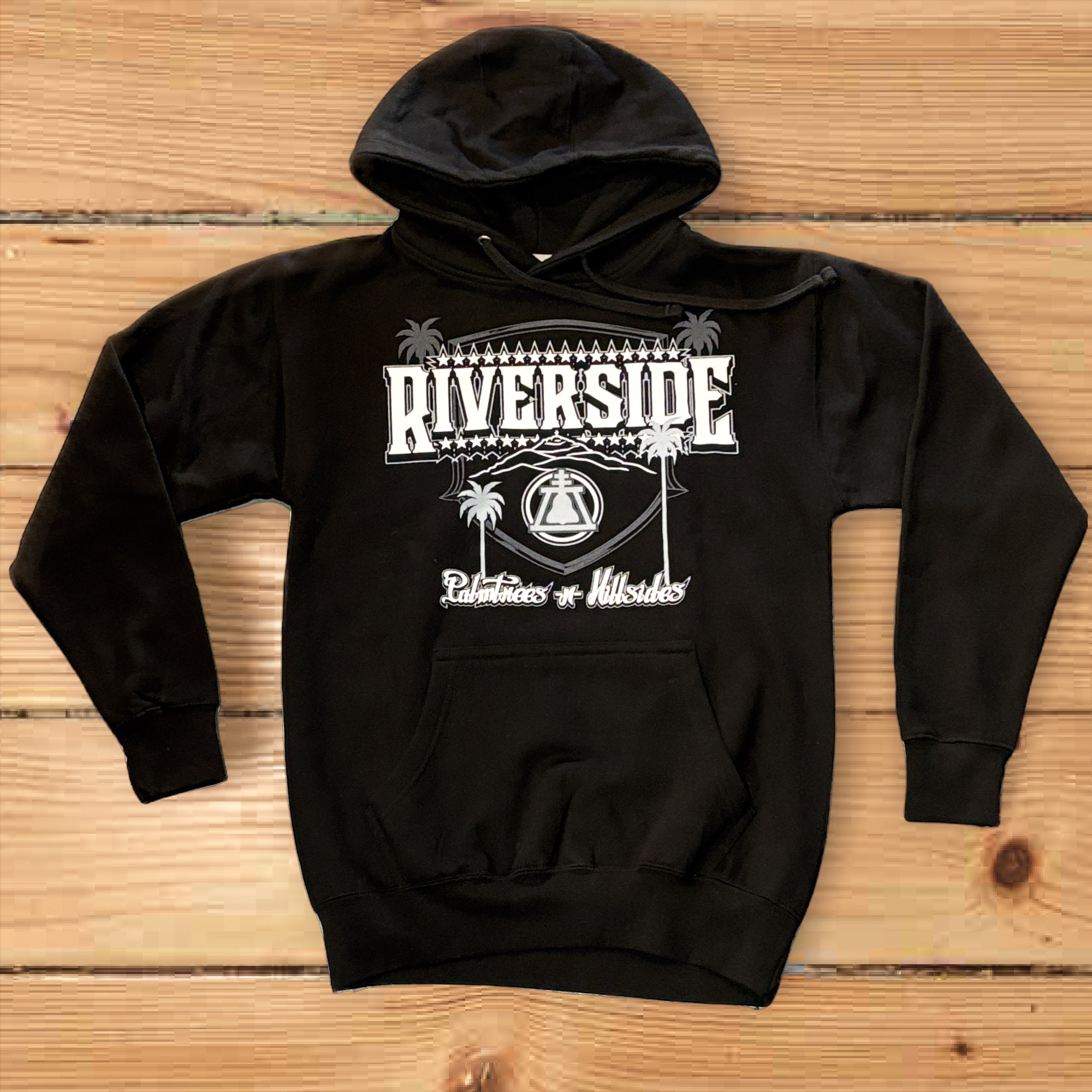 MPH06 RIVERSIDE PALMS HOODIE BLACK | RIVERSIDEMERCH.COM